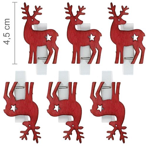 Pregador Mini Rena Vermelha | Armarinhos Sta Cecília